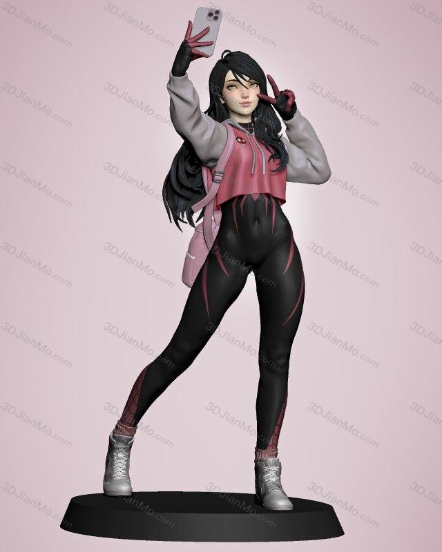 CA3D 漫威 蜘蛛女孩-3DJianMo