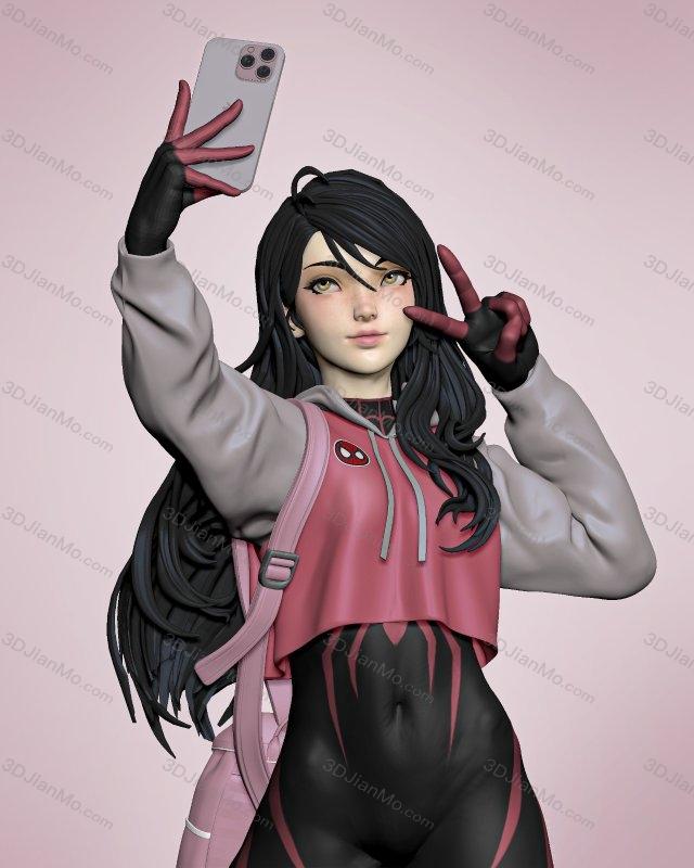 CA3D 漫威 蜘蛛女孩-3DJianMo