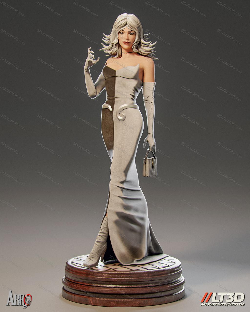 ABE3D 漫威 地狱火俱乐部 猫女-3DJianMo